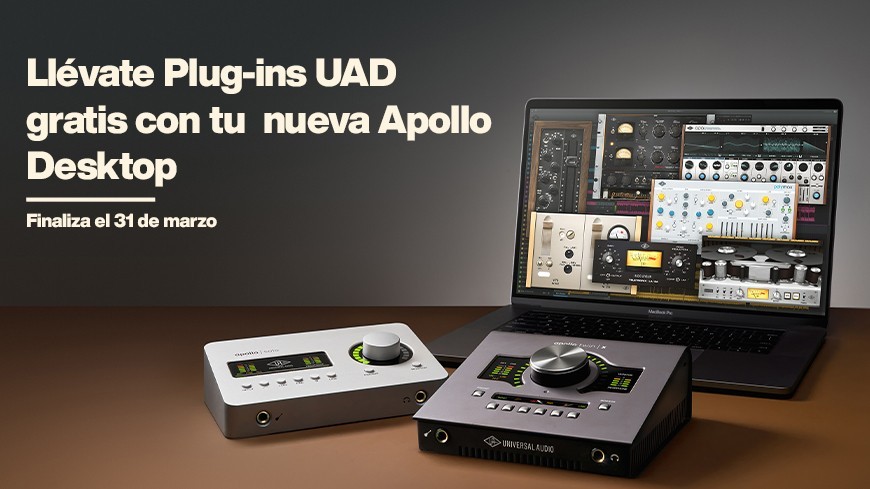 Plugins UAD gratis con tu Apollo Rack